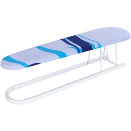 &Auml;rmelbrett Wenko "Modell Wave", bunt (wei&szlig;, bunt), T:14cm, B&uuml;gelbretter, &Auml;rmelb&uuml;gelbrett, praktische B&uuml;gelhilfe mit gepolstertem Dekorbezug