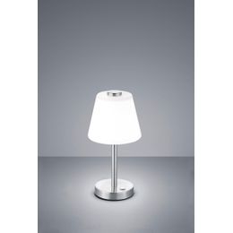 Trio LEUCHTEN LED Tischleuchte "Emerald", grau (nickelfarben), 1, &Oslash; 15cm H: 29cm, 1 Stk., Leuchten, Tischlampe mit 4 fach TOUCH-Dimmer in klassischem Design, LED Tischleuchte