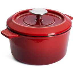 Kochtopf Woll "Iron", rot, H:11cm &Oslash;:20cm, T&ouml;pfe, Kochtopf, &Oslash; 20 cm, Induktion