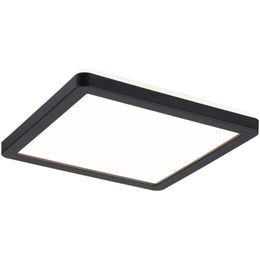 Paulmann LED Panel "Atria Shine IP44 eckig 190x190mm 11,2W 900lm 3000K", schwarz, 1, H: 3cm, 1 Stk., Leuchten, Backlight
