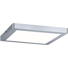 Paulmann LED Panel "Atria eckig 220x220mm 14W 4.000K", grau (chromfarben), 1, H: 2cm, 1 Stk., Leuchten, Atria eckig 220x220mm 14W 4.000K matt