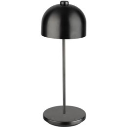 APS LED Tischleuchte ""JOSEF" Kabellose USB-C Tischleuchte", grau (gunmetal), 1, &Oslash; 11cm H: 30cm, 1 Stk., Leuchten, Spritzwasssergesch&uuml;tzt IP 54, inkl. Dockinstation und Fernbedienung, LED Tischleuchte