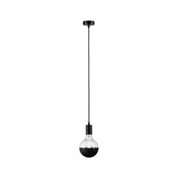 Paulmann Pendelleuchte "Ravi IP44 max 1x60W 230V Metall", schwarz, Ø 8cm H: 150cm, 1 Stk., Leuchten, E27, Pendelleuchte
