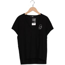 K by KARL LAGERFELD Karl Lagerfeld T-Shirt Damen Gr&ouml;&szlig;e S Second Hand schwarz