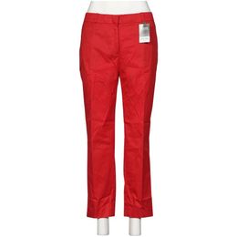 Carolina Herrera Stoffhose Damen Gr&ouml;&szlig;e XL Second Hand rot