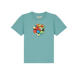 Watabout.kids Shirt 'Pixel Zauberw&uuml;rfel' boy Green size 110/116
