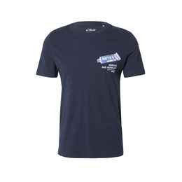s.Oliver T-Shirt Herren Gr&ouml;&szlig;e XXXL nachtblau / wei&szlig;