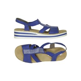 Rieker Sandalen Damen Gr&ouml;&szlig;e 39 Second Hand blau