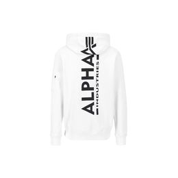 Alpha Industries Sweatshirt 'Backprint' Herren Gr&ouml;&szlig;e XS schwarz / wei&szlig;