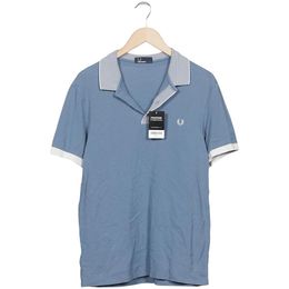 Fred Perry Poloshirt Herren Gr&ouml;&szlig;e L Second Hand hellblau
