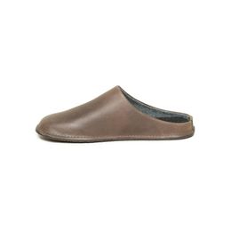 Gottstein Hausschuh 'Leather Loafer' Damen Gr&ouml;&szlig;e 39 braun