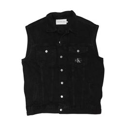 Calvin Klein Jeans Weste Herren Gr&ouml;&szlig;e S Second Hand schwarz