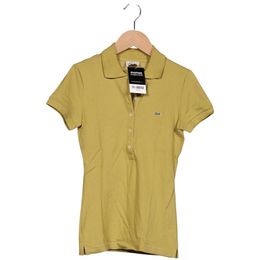 Lacoste Poloshirt Damen Gr&ouml;&szlig;e XXS Second Hand gelb