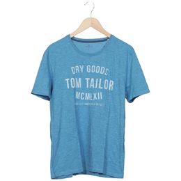 Tom Tailor T-Shirt Herren Gr&ouml;&szlig;e L Second Hand hellblau