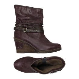 Mustang Stiefelette Damen Gr&ouml;&szlig;e 41 Second Hand bordeaux