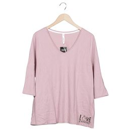 sheego Langarmshirt Damen Gr&ouml;&szlig;e 4XL Second Hand pink