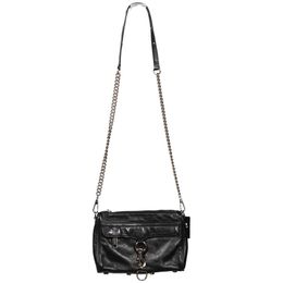 Rebecca Minkoff Handtasche klein Leder Damen Gr&ouml;&szlig;e One Size Second Hand schwarz