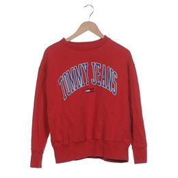 Tommy Jeans Sweater Damen Gr&ouml;&szlig;e L Second Hand rot