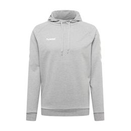 Hummel Sportsweatshirt Herren Gr&ouml;&szlig;e L graumeliert / wei&szlig;