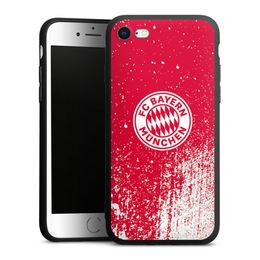 DeinDesign iPhone SE (2020) Handy Premium Silikon H&uuml;lle Handyh&uuml;lle schwarz Case Fcb Official Licensed Product Fc Bayern M&uuml;nchen Silikon Premium Case