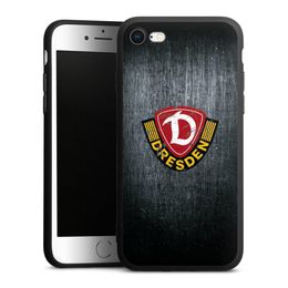 DeinDesign iPhone SE (2020) Handy Premium Silikon H&uuml;lle Handyh&uuml;lle schwarz Case Sg Dynamo Dresden Official Licensed Product Sgd Silikon Premium Case