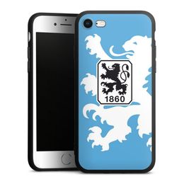DeinDesign iPhone SE (2020) Handy Premium Silikon H&uuml;lle Handyh&uuml;lle schwarz Case Official Licensed Product Tsv 1860 M&uuml;nchen Coat Of Arms Silikon Premium Case
