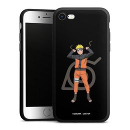 DeinDesign iPhone SE (2020) Handy Premium Silikon H&uuml;lle Handyh&uuml;lle schwarz Case Anime Naruto Shippuden Official Licensed Product Silikon Premium Case