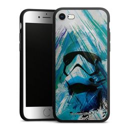 DeinDesign iPhone SE (2020) Handy Premium Silikon H&uuml;lle Handyh&uuml;lle schwarz Case Colourful Star Wars Stormtrooper Silikon Premium Case