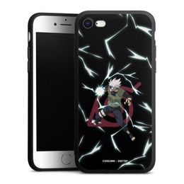 DeinDesign iPhone SE (2020) Handy Premium Silikon H&uuml;lle Handyh&uuml;lle schwarz Case Kakashi Naruto Shippuden Official Licensed Product Silikon Premium Case