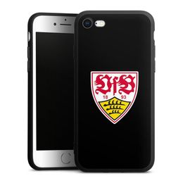 DeinDesign iPhone SE (2020) Handy Premium Silikon H&uuml;lle Handyh&uuml;lle schwarz Case Official Licensed Product Vfb Stuttgart Coat Of Arms Silikon Premium Case