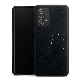 DeinDesign Galaxy A52s 5G Handy Premium Silikon H&uuml;lle Handyh&uuml;lle schwarz Case Space Astronaut Weltall Silikon Premium Case