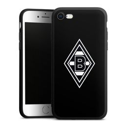 DeinDesign iPhone SE (2020) Handy Premium Silikon H&uuml;lle Handyh&uuml;lle schwarz Case Coat Of Arms Gladbach Borussia M&ouml;nchengladbach Silikon Premium Case