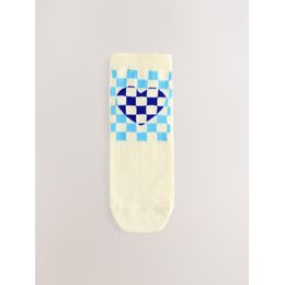 next Socken Damen Gr&ouml;&szlig;e 36/41 creme / blau / pink / rot