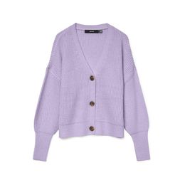 V&eacute;ro Moda VERO MODA Strickjacke 'VMLEA' Damen Gr&ouml;&szlig;e XL lavendel