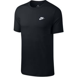 Nike Club T-Shirt Herren - schwarz - Gr. XL - Baumwolle