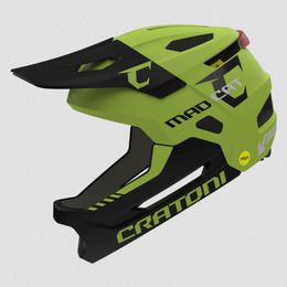 Cratoni MTB-Kinder-/Jugendhelm "Madcat Mips", limette
