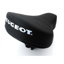 Sattel Schwarz mit Federung 22mm f&uuml;r Peugeot Mofa, Moped