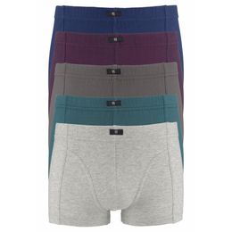 H.I.S. H.I.S Boxer Jungen Gr&ouml;&szlig;e 92 blau / grau / graumeliert / petrol / aubergine