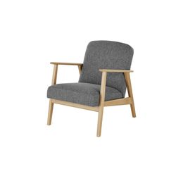 Smart Sessel Retro grau Ma&szlig;e (cm): B: 64 H: 76 T: 83.0 Sessel & Hocker > Sessel nach Material > Stoff Sessel &raquo; Sofa DE