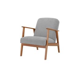 Smart Sessel Retro grau Ma&szlig;e (cm): B: 64 H: 76 T: 83.0 Sessel & Hocker > Sessel nach Material > Stoff Sessel &raquo; Sofa DE