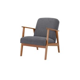 Smart Sessel Retro grau Ma&szlig;e (cm): B: 64 H: 76 T: 83.0 Sessel & Hocker > Sessel nach Material > Stoff Sessel &raquo; Sofa DE