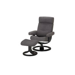 Nordic Life Sessel-Hocker-Set INC83 grau Sessel & Hocker > Sessel nach Material > Stoff Sessel &raquo; Sofa DE