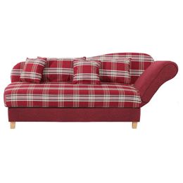 Max Winzer Recamiere Selma rot Ma&szlig;e (cm): B: 200 H: 82 Sofas > Sofas nach Art > R&eacute;camieren &raquo; Sofa DE