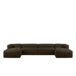 KONSIMO Wohnlandschaft Buffo braun Ma&szlig;e (cm): B: 400 H: 73 Sofas > Sofas nach Material > Stoffsofas &raquo; Sofa DE