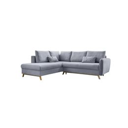 Miuform Ecksofa mit Schlaffuntkion Scandic Lagom grau Ma&szlig;e (cm): B: 242 H: 90 Sofas > Sofas nach Material > Stoffsofas &raquo; Sofa DE