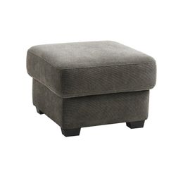 bobb Hocker mit Boxspringpolsterung Lisa de Luxe grau Ma&szlig;e (cm): B: 61 H: 47 T: 61.0 Sessel & Hocker > Hocker > Polsterhocker &raquo; Sofa DE