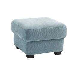 bobb Hocker mit Boxspringpolsterung Lisa de Luxe blau Ma&szlig;e (cm): B: 61 H: 47 T: 61.0 Sessel & Hocker > Hocker > Polsterhocker &raquo; Sofa DE