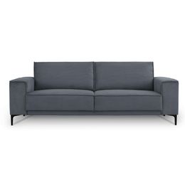 3-Sitzer OTTO HOME, B:224cm H:85cm T:83cm, grau, 92%PES 8%NY, Sofas, "OLAND Cord, Sofa, B: 224 cm, Skandi-Design", Struktur, Flachgewebe,