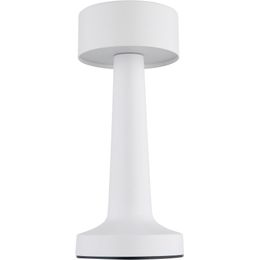 Globo LIGHTING LED Tischleuchte "ANGELIKA - Akkutischleuchte", 1, 1 Stk., wei&szlig;, Leuchten, Design Tischleuchte, Akku, modern, Akkulampe, CCT