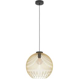 Eglo H&auml;ngeleuchte "Venezuela H&auml;ngelampe, Pendelleuchte, Esszimmerlampe, Metall, E27", 1, &Oslash; 40cm H: 110cm, 1 Stk.schwarz, Leuchten, H&auml;ngeleuchte -